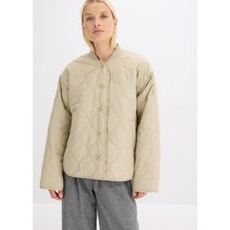 bonprix Ultraleichte Steppjacke Oversized, beige, Gr.38, Steppjacke, ultraleicht