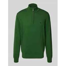 Fynch-Hatton Strickpullover mit Troyer-Kragen