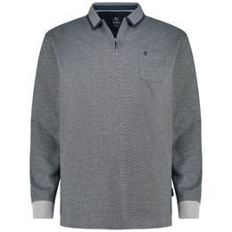 Große Größen Hajo Poloshirt aus Baumwollmischung Farbe marine Größe: 6XL