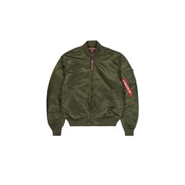 Bomberjacke Alpha Industries "MA-1 VF Vintage Fit 59", Herren, Gr. S, grün (dunkelgrün), Obermaterial: 100% Nylon, Futter: 100% Nylon, Füllung: 100% Polyester, Jacken