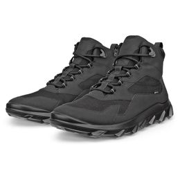 Schnürboots Ecco "MX M", Herren, Gr. 40, schwarz, Lederimitat, Textil, Schuhe, Outdoorschuh, Wanderschuh, Winterboots mit GORE-TEX