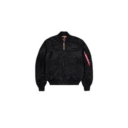 Bomberjacke Alpha Industries "MA-1 VF Vintage Fit 59", Herren, Gr. L, schwarz, Obermaterial: 100% Nylon, Futter: 100% Nylon, Füllung: 100% Polyester, Jacken