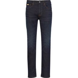 Skinny-fit-Jeans Calvin Klein Jeans "SKINNY JEANS", Herren, Gr. 33, L&auml;nge 30, vintage rinse, Denim/Jeans, Obermaterial: 80% Baumwolle, 12% Polyester, 6% Elastomultiester, 2% Elasthan, unifarben, skinny fit lang, Jeans, Skinny fit