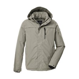 G.I.G.A. by Killtec Funktionsjacke "GW 39 MN JCKT", Herren, Gr. XXL, helloliv, Oberstoff: 88% Polyester, 12% Baumwolle, Futter: 100% Polyester (recycelt), Füllung: 100% Polyester, G.I.G.A. DX BY KILLTEC, Sportlich, Jacken, Wasserdichte, atmungsaktive Winterjacke mit verstellbarer Kapuze