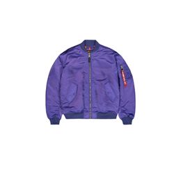 Bomberjacke Alpha Industries "MA-1 CS", Herren, Gr. L, night lila, Obermaterial: 100% Nylon, Futter: 100% Nylon, Füllung: 100% Polyester, Jacken