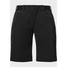 Schöffel Shorts SCHÖFFEL "Bike Shorts Style Keitele WMS", Damen, Gr. 46, Normalgrößen, schwarz (9990, schwarz), Oberstoff: 88% Polyester, 12% Elasthan, Hosen