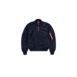 Bomberjacke Alpha Industries "MA-1 VF Vintage Fit 59", Herren, Gr. M, blau (rep.blau), Obermaterial: 100% Nylon, Futter: 100% Nylon, Füllung: 100% Polyester, Jacken