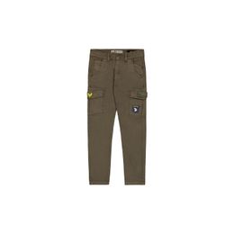 Cargohose Alpha Industries "Petrol Patch Pant", Herren, Gr. 33, Normalgr&ouml;&szlig;en, schwarz (schwarz olive), Obermaterial: 98% Baumwolle, 2% Elastan; Futter: 100% Baumwolle, Hosen Cargohose