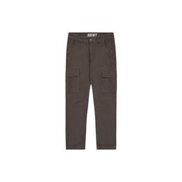 Cargohose Alpha Industries "Agent Pant", Herren, Gr. 30, Normalgrößen, grau (grauschwarz), Obermaterial: 100% Baumwolle; Futter: 100% Baumwolle, Hosen