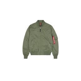 Bomberjacke Alpha Industries "MA-1 TT Light", Herren, Gr. L, gr&uuml;n (sage, gr&uuml;n), Obermaterial: 100% Nylon, Futter: 100% Nylon, Jacken Bomberjacke