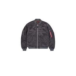 Bomberjacke Alpha Industries "MA-1 CS", Herren, Gr. M, grau (vintage grau), Obermaterial: 100% Nylon, Futter: 100% Nylon, Füllung: 100% Polyester, Jacken