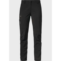 Sch&ouml;ffel Outdoorhose SCH&Ouml;FFEL "Outdoor-Hose", Damen, Gr. 46, Normalgr&ouml;&szlig;en, schwarz (9990, schwarz), Oberstoff: 89% Nylon, 11% Elasthan, Hosen Outdoorhose