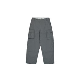 Cargohose Alpha Industries "Ripstop Patchwork Pant", Damen, Gr. 32, Normalgr&ouml;&szlig;en, grau (vintage grau), Obermaterial: 100% Baumwolle, Hosen Cargohose