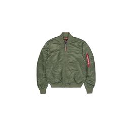Bomberjacke Alpha Industries "MA-1 VF Vintage Fit 59", Herren, Gr. L, grün (sage, grün), Obermaterial: 100% Nylon, Futter: 100% Nylon, Füllung: 100% Polyester, Jacken