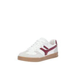 Pull&Bear Pull&bear Sneaker Damen Gr&ouml;&szlig;e 41 weinrot / wei&szlig; / naturwei&szlig;