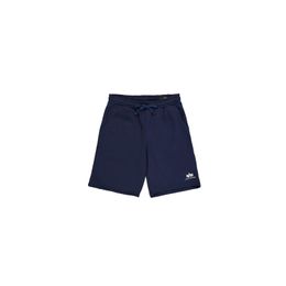 Shorts Alpha Industries "Basic Short SL II", Herren, Gr. M, Normalgrößen, blau (ultra navy), Obermaterial: 80% Baumwolle, 20% Polyester, Hosen Shorts