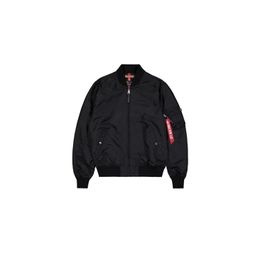Bomberjacke Alpha Industries "MA-1 TT Light", Herren, Gr. L, schwarz, Obermaterial: 100% Nylon, Futter: 100% Nylon, Jacken