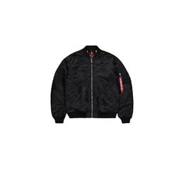 Bomberjacke Alpha Industries "MA-1 CS", Herren, Gr. L, schwarz (schwarz, schwarz), Obermaterial: 100% Nylon, Futter: 100% Nylon, Füllung: 100% Polyester, Jacken