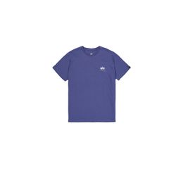 T-Shirt Alpha Industries "Backprint T-Shirt Camo Print", Damen, Gr. L, night lila, Obermaterial: 100% Baumwolle, Shirts T-Shirt