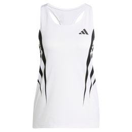 adidas Performance Sporttop 'Adizero' Damen Gr&ouml;&szlig;e XXXL/4XL schwarz / wei&szlig;