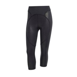 adidas by Stella McCartney Sporthose 'Training Micro Dot Capri' Damen Gr&ouml;&szlig;e M/L schwarz / wei&szlig;