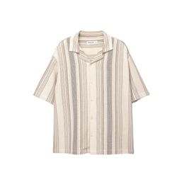 Pull&Bear Pull&bear Hemd Herren Gr&ouml;&szlig;e L beige / dunkelbeige / rauchblau / braun