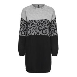 Only Knitted dress 'ONLJADE' female size XL Anthracite / Light grey / mottled grey