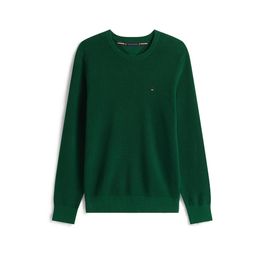Tommy Hilfiger Pullover 'ESSENTIAL' Herren Gr&ouml;&szlig;e S dunkelgr&uuml;n