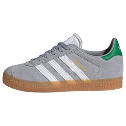 adidas originals Sneaker 'Gazelle' Jungen Gr&ouml;&szlig;e 31 grau / gr&uuml;n / wei&szlig;
