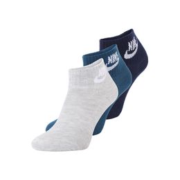 Nike Sportswear Socken 'Everyday' Damen Gr&ouml;&szlig;e 46/50 navy / saphir / hellgrau / wei&szlig;