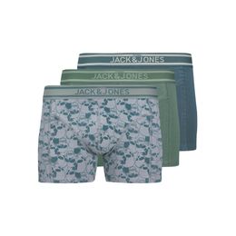 Jack & Jones Jack & Jones Boxershorts 'JACLUKE' Herren Gr&ouml;&szlig;e M marine / opal / gr&uuml;n