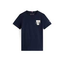 Tommy Hilfiger T-Shirts 'VARSITY' Jungen Gr&ouml;&szlig;e 128 navy / rot / wei&szlig;
