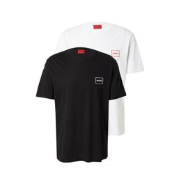 Hugo T-Shirt 'Dugopak' Herren Gr&ouml;&szlig;e L rot / schwarz / wei&szlig;