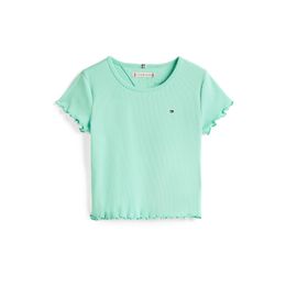 Tommy Hilfiger T-Shirt 'ESSENTIAL M&auml;dchen Gr&ouml;&szlig;e 86 gr&uuml;n