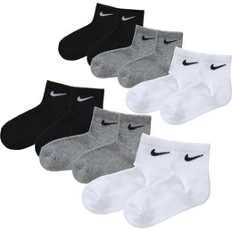 Nike Sportswear Socken M&auml;dchen Gr&ouml;&szlig;e 19/32 dunkelgrau / schwarz / wei&szlig;