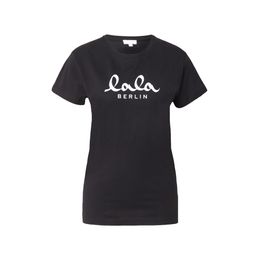 lala Berlin T-Shirt Damen Gr&ouml;&szlig;e L schwarz / wei&szlig;