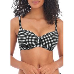 Freya Bikini-Oberteil "Check In" in Schwarz/ Wei&szlig; - 64% | Gr&ouml;&szlig;e 75G | Damen-bademode