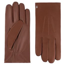 Roeckl Full Finger Gloves 'COBURG TOUCH' male Brown size 7.5