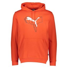 Puma Hoodie "Essentials+" in Rot - 49% | Größe L | Herren-sweatshirts-jacken