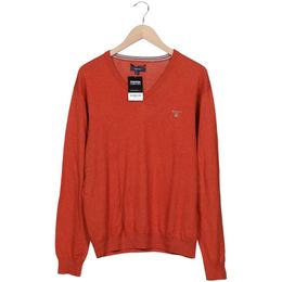 Gant Pullover Herren Größe L Second Hand orange
