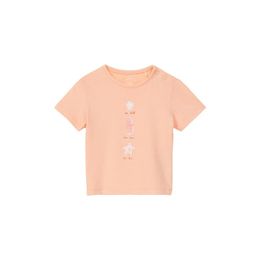 s.Oliver Shirt M&auml;dchen Gr&ouml;&szlig;e 86 pastellorange / hellpink / wei&szlig;