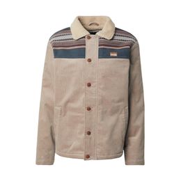 Iriedaily Jacke 'Trapas' Herren Gr&ouml;&szlig;e XXL beige / enzian / cyclam / beere