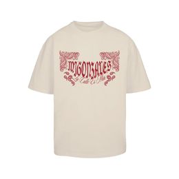 MJ Gonzales T-Shirt Herren Gr&ouml;&szlig;e 5XL sand / rot