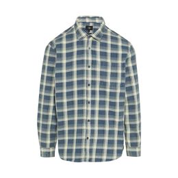 Qs Button Up Shirt male Blue size S