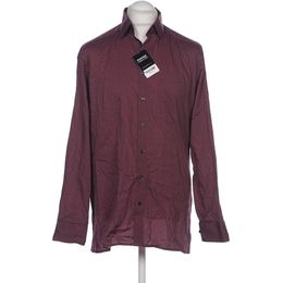 OLYMP Hemd Herren Größe L Second Hand bordeaux