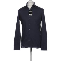 OLYMP Hemd Herren Größe M Second Hand marine