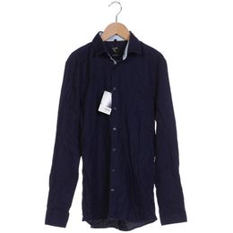 OLYMP Hemd Herren Größe M Second Hand marine