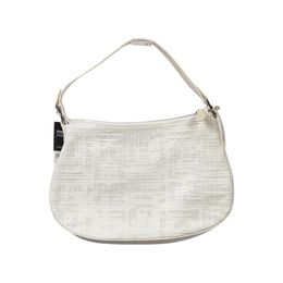 Aigner Handtasche gross Leder Damen Größe One Size Second Hand weiß