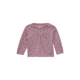 s.Oliver Shirt Mädchen Größe 80 mauve / schwarz