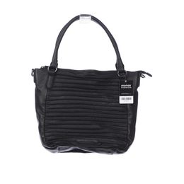 FREDsBRUDER Handtasche gross Leder Damen Größe One Size Second Hand schwarz